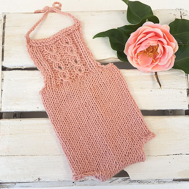 Ravelry: Baby Summer Romper pattern by Crafty Stuff Baby Knits