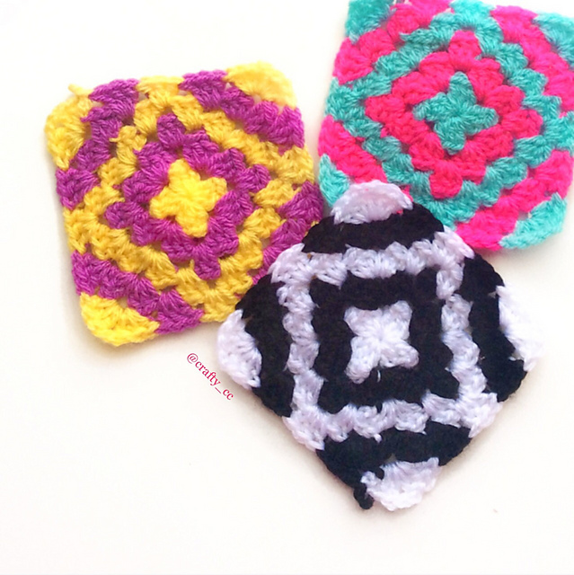 Ravelry: Modern Granny square pattern by Crafty CC