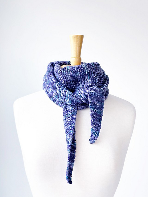 Ravelry: Cabled Shawlette Light pattern by Craig Rosenfeld