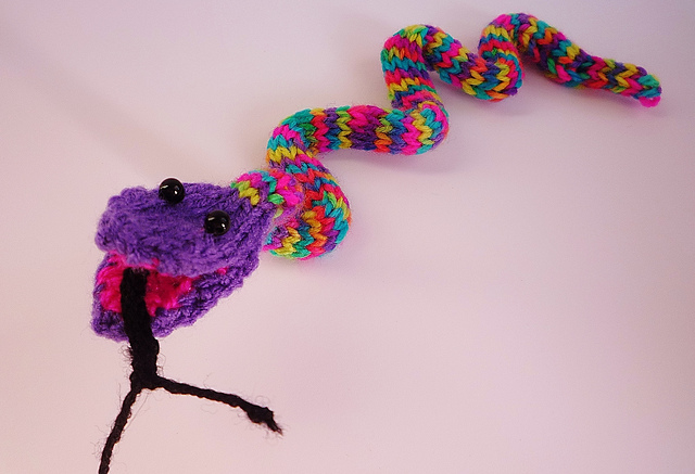 Ravelry: Cynthia the Psychedelic Snake pattern by Ali Hogg