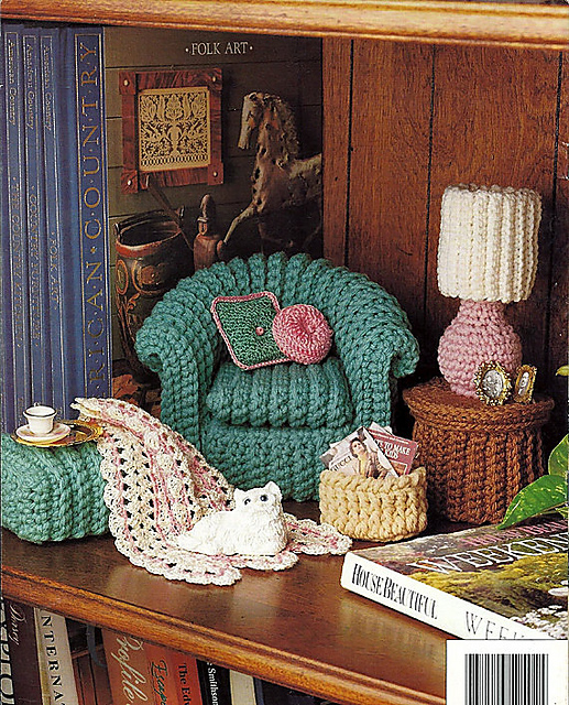 Ravelry: Classic Living Room: Fashion Doll Chair pattern by Annie ...