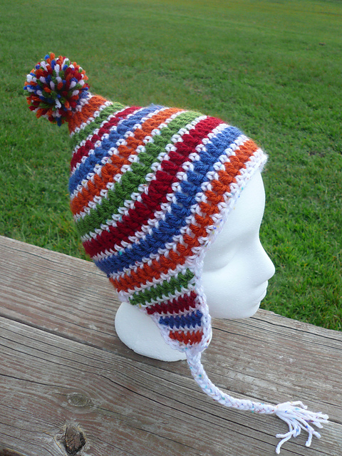 Ravelry: Circus Hat - pointy earflap hat pattern by Danyel Pink