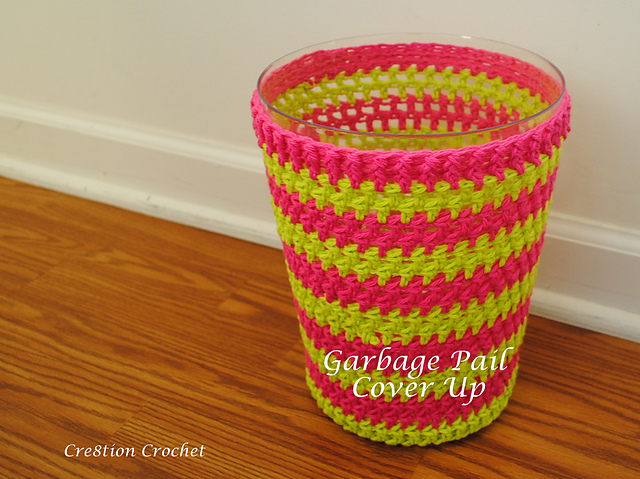 Ravelry: Bathroom Garbage Pail Cover pattern by Lorene Haythorn ...