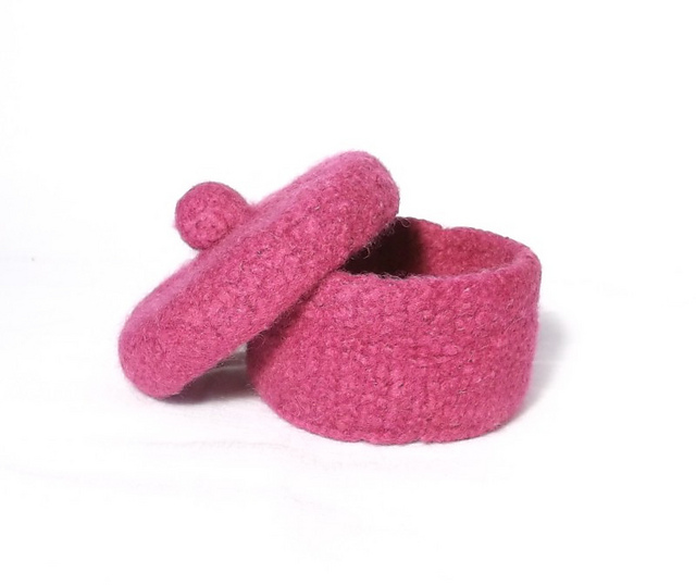 Ravelry: Felt Trinket Pot pattern by Claire Fairall Designs