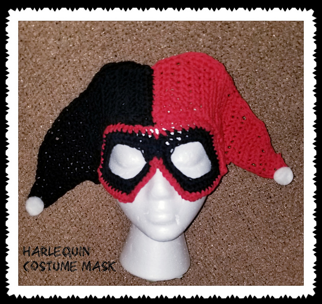 Ravelry: Harlequin Costume Mask pattern by Sharon E. Santorum