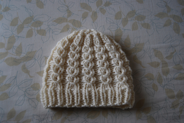 Ravelry: Malibu Bulky Mock Cable Hat pattern by Kate Wise