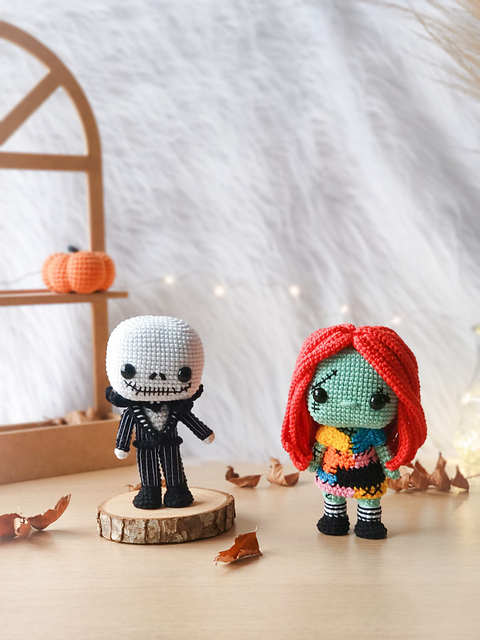 Ravelry: Jack and Sally pattern by Bianca Santos