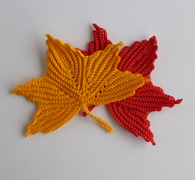 Ravelry: Maple Leaf Motifs pattern by Luba Davies
