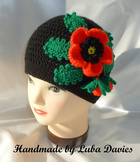 Ravelry: MISS POPPY hat pattern by Luba Davies