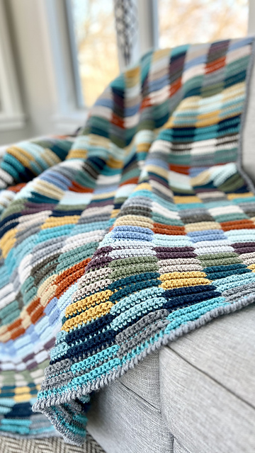 Ravelry: On The Double Scrapghan pattern by Amy Minard