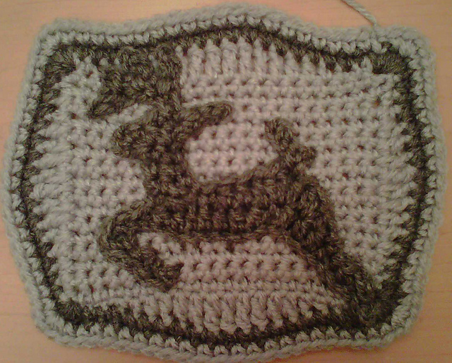 Ravelry: Stag Applique pattern by Crochetamommy
