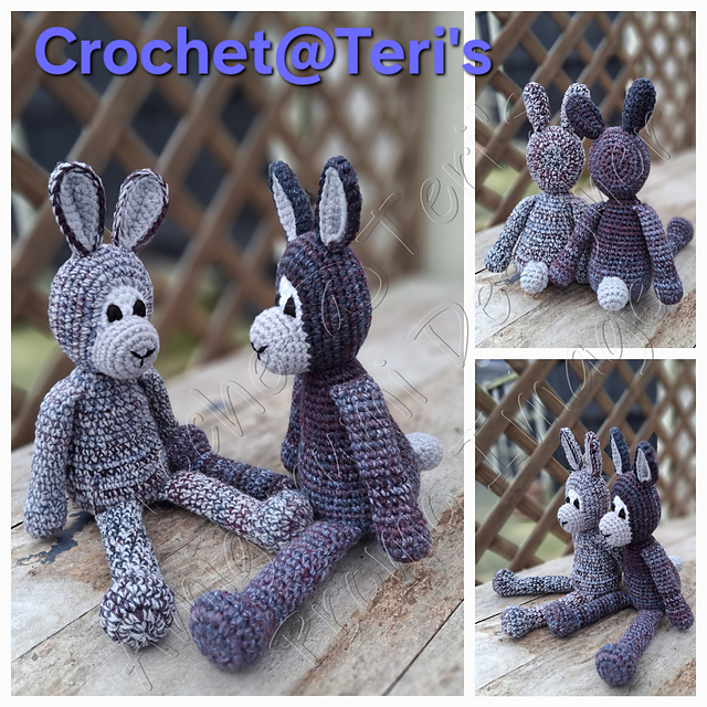 Ravelry: Scrappy Rabbits pattern by Crochet at Teri's