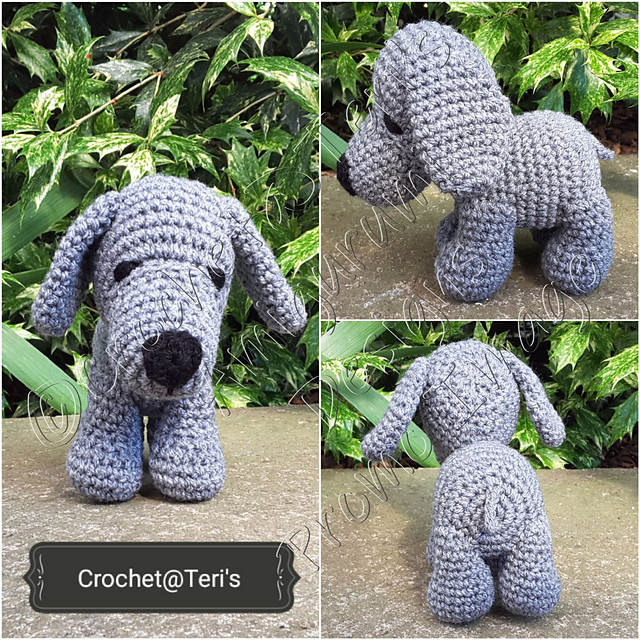 Ravelry: Weimaraner Puppy pattern by Crochet at Teri's