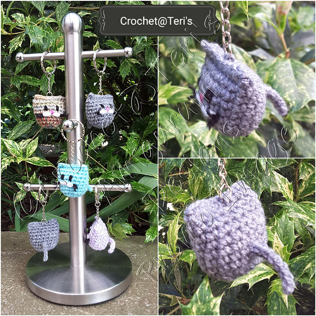 Ravelry: Cat Keychain pattern by Crochet at Teri's