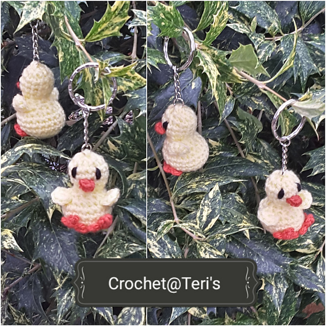 Ravelry: Baby Chick/Duckling Keychain pattern by Crochet at Teri's