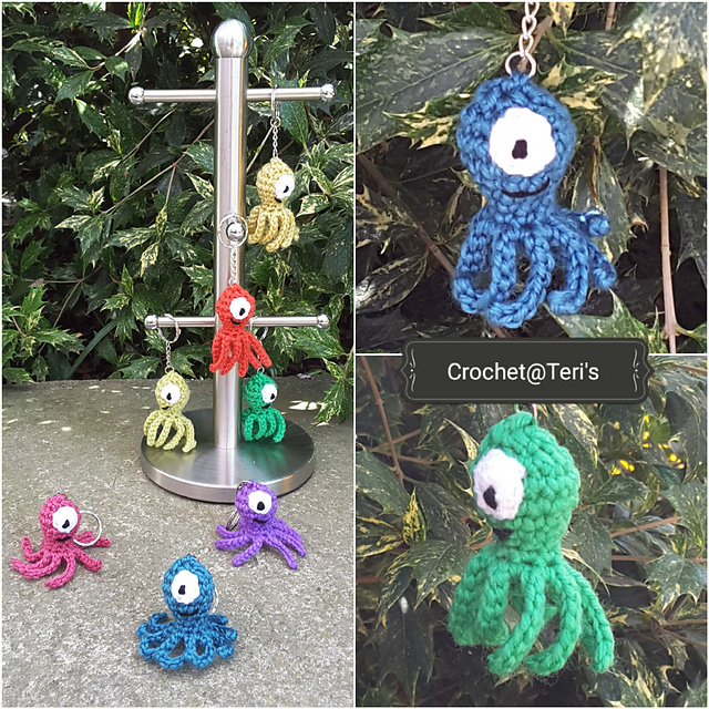 Ravelry: Octopus Keychain pattern by Crochet at Teri's