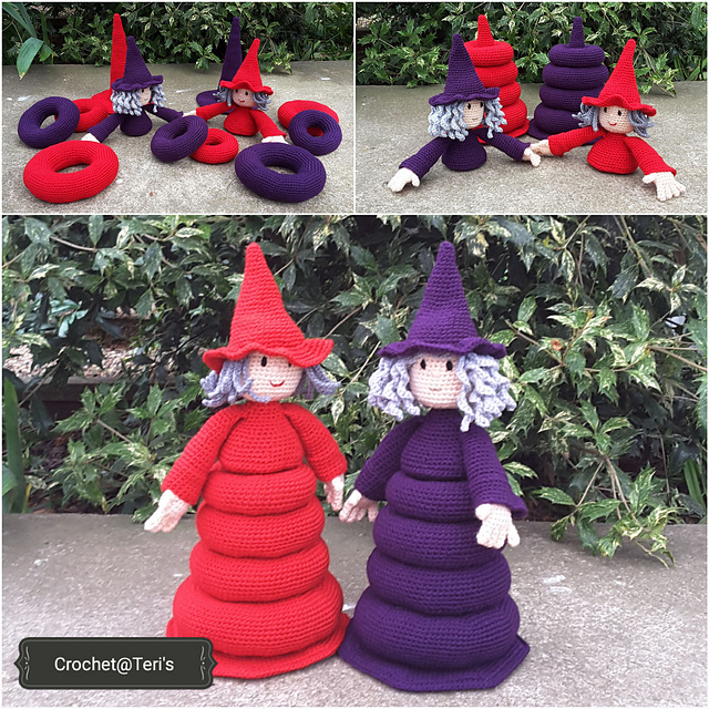 Ravelry: The Friendly Witches Ring Stackers pattern by Crochet at Teri's