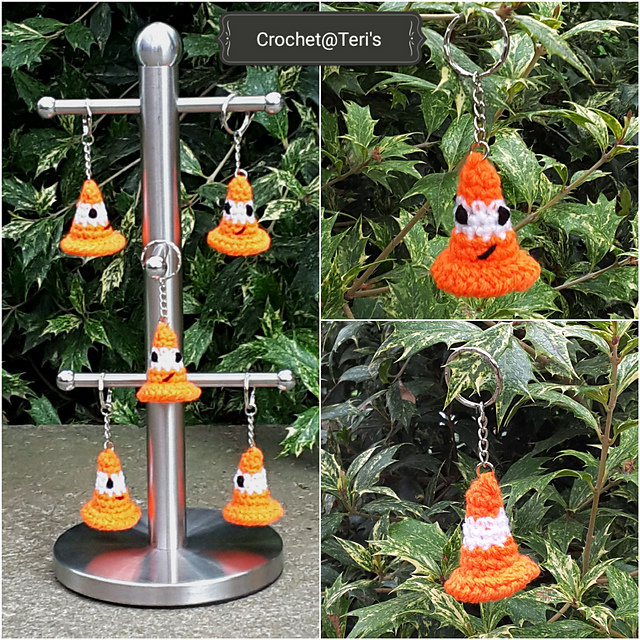 Ravelry: Traffic Cone Keychain pattern by Crochet at Teri's