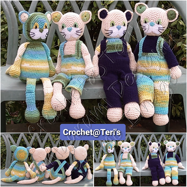Ravelry: Raggedy Cat pattern by Crochet at Teri's