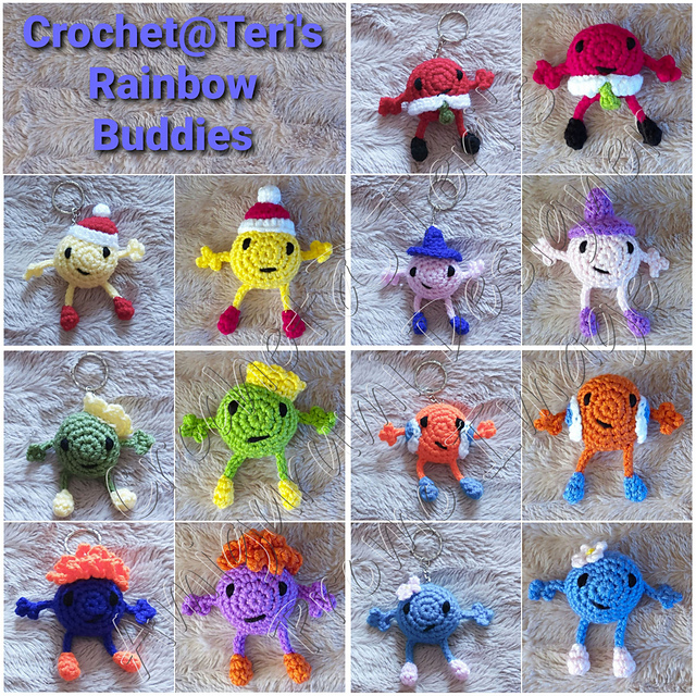 Ravelry: Rainbow Buddies CAL pattern by Crochet at Teri's