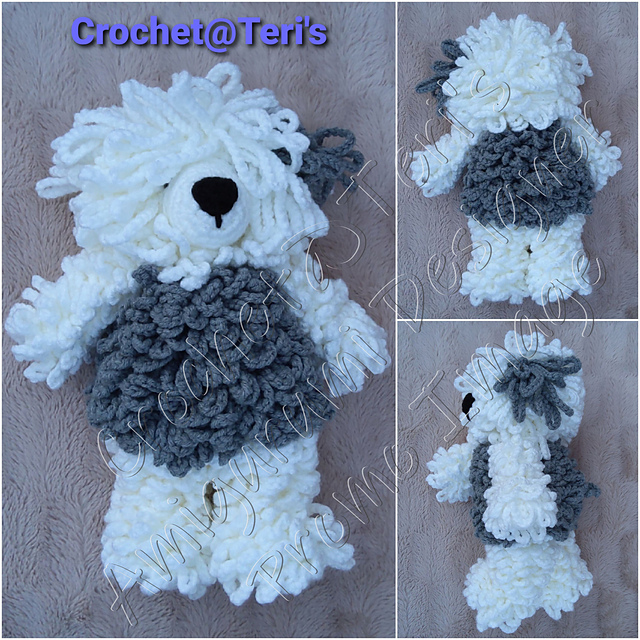Ravelry: Ollie the Old English Sheepdog pattern by Crochet at Teri's