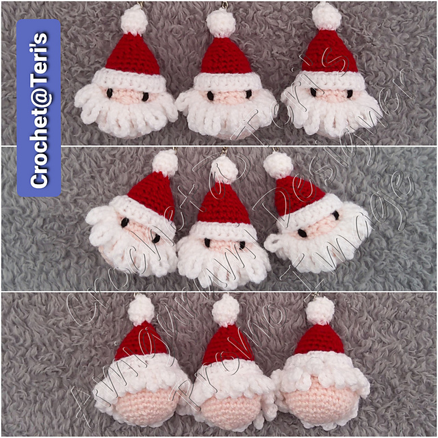 Ravelry: Santa Keychain pattern by Crochet at Teri's