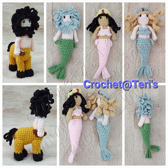Ravelry: Fantasy and Myth Mini Collection #2 pattern by Crochet at Teri's