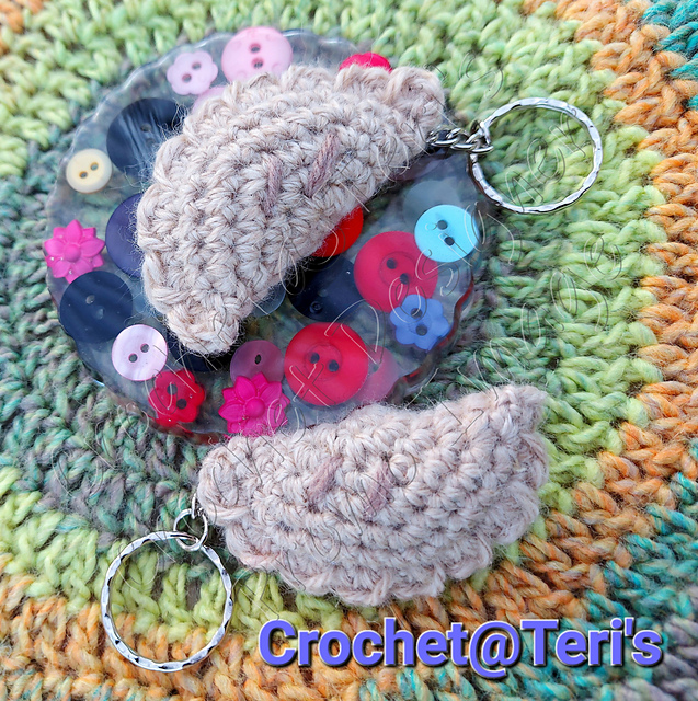 Ravelry: Cornish Pasty Keychains pattern by Crochet at Teri's