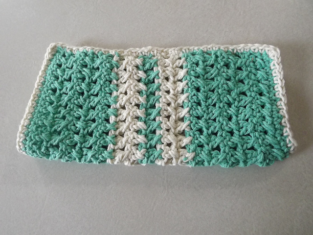 Ravelry: Cross Stitch Crochet Dishcloth pattern by B Badder