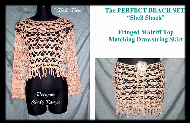 Ravelry: Shell Shock Crochet Top pattern by Cindy Kamps