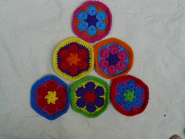 Ravelry: crochetbug13's African Flower Soccer Ball