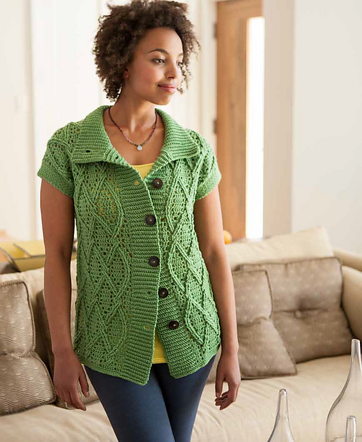 Ravelry: Clover Car Coat pattern by Robyn Chachula