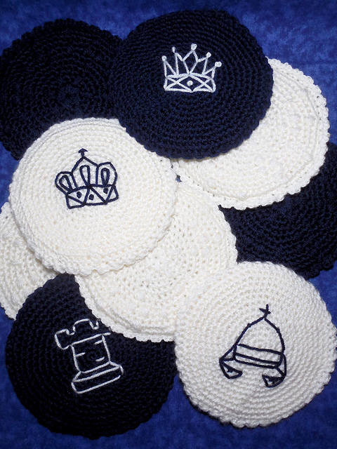 Ravelry: Chess & Checkers Pieces pattern by Kathryn A. Clark