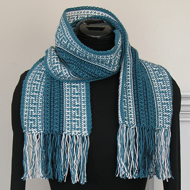 Ravelry: Celtic-Inspired Scarf pattern by Kathryn A. Clark