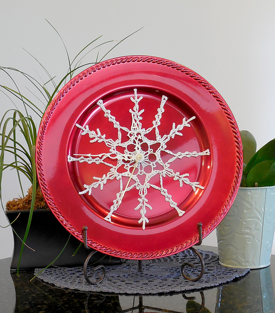 Ravelry: Snowflake Clock pattern by Kathryn A. Clark