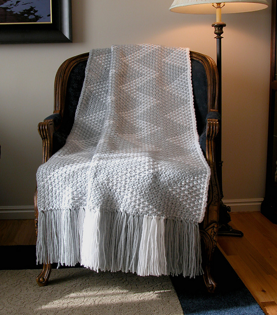 Ravelry: Zigzag Reversible Afghan pattern by Kathryn A. Clark