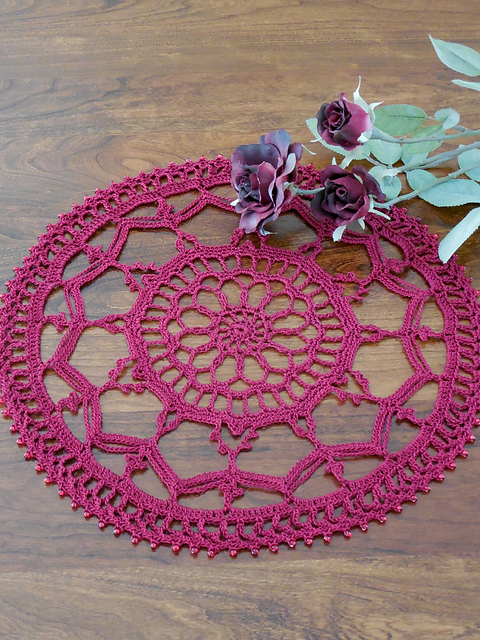 Ravelry: Mehndi-Inspired Doily #2 pattern by Kathryn A. Clark
