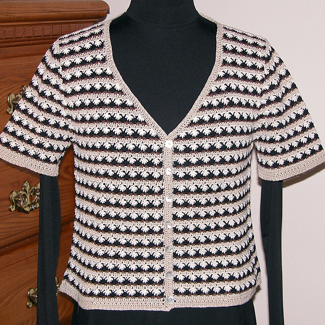 Ravelry: #2 Striped Cardigan pattern by Kathryn A. Clark