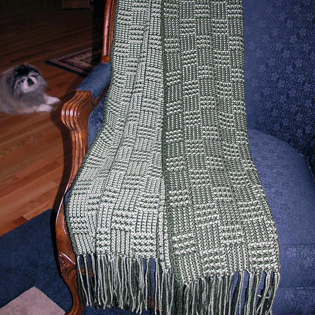 Ravelry: Checkered Afghan pattern by Kathryn A. Clark