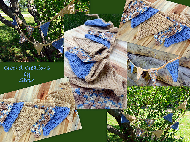 Ravelry: Triangle Flag Banner pattern by Stephenie Hickok