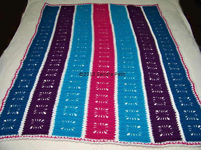 Ravelry: Gemstone Spider Afghan pattern by Sandra Petit