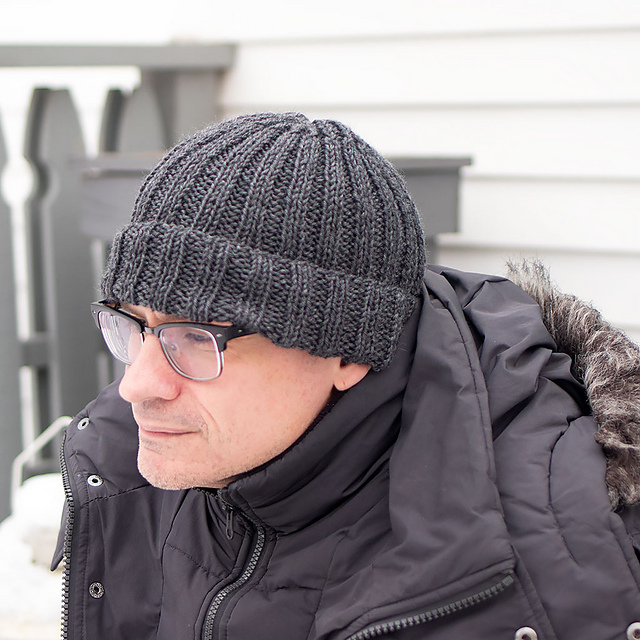 Ravelry: Beginner Mens Flat Knit Hat pattern by Gina Michele