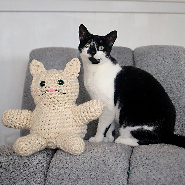 Ravelry: Large Plush Crochet Cat pattern by Gina Michele
