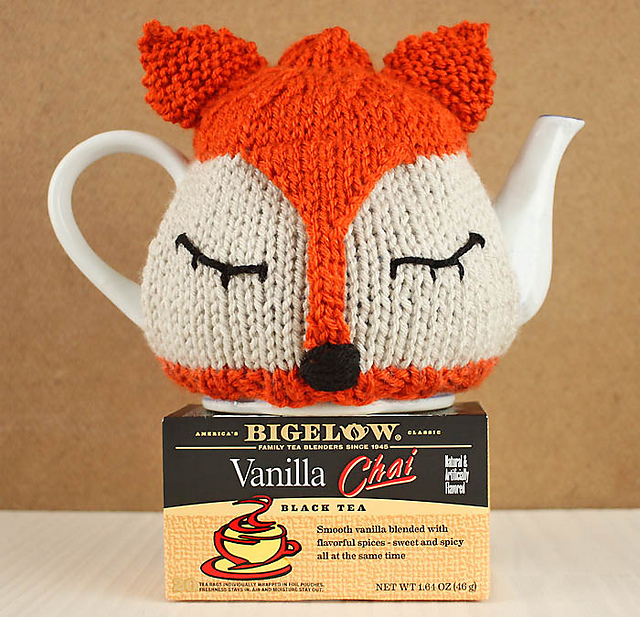 Ravelry: Easy Fox Tea Cozy pattern by Gina Michele