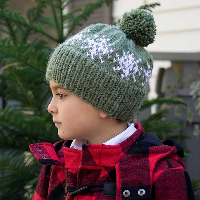 Ravelry: Beginner Snowflake Hat pattern by Gina Michele