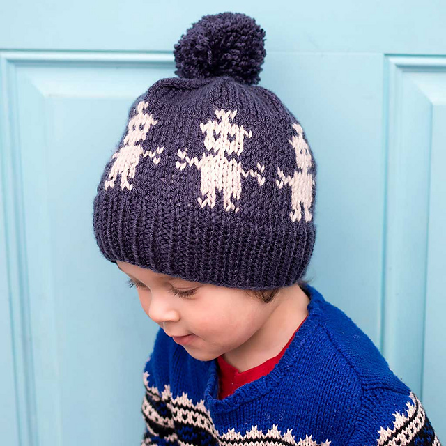 Ravelry: Kids Robot Hat pattern by Gina Michele