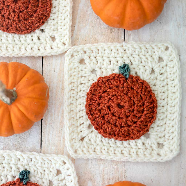 Ravelry: Pumpkin Granny Square pattern by Gina Michele