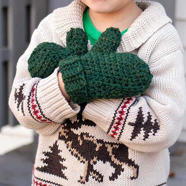 Ravelry: Easy Kid Mittens pattern by Gina Michele