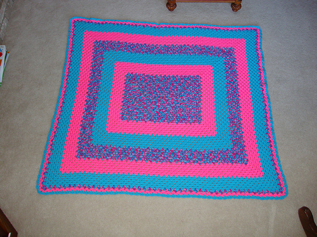 Ravelry: AngelCrafts - Rectangle Granny Square Afghan pattern by Lyn's ...