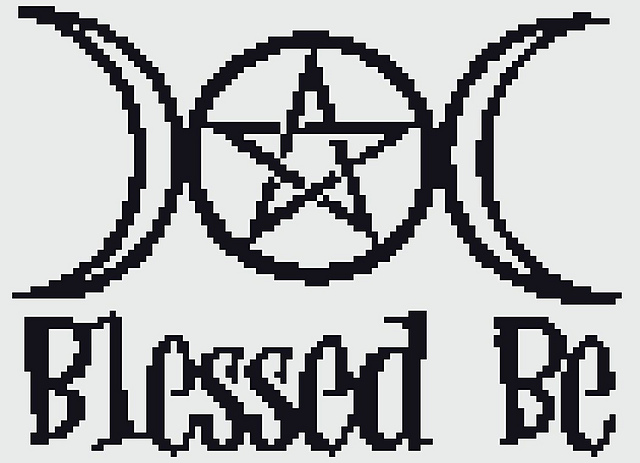 Ravelry: Blessed be pentacle c2c pattern by crochetcrone1